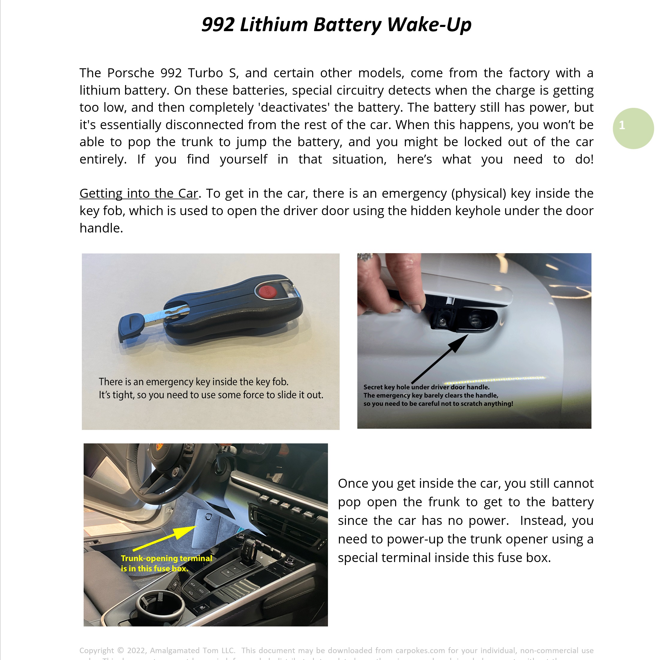 992 Dead Battery Charging - Carpokes